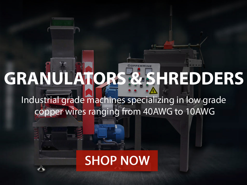 CopperMine | Industrial Copper Wire Granulators, Shredders, and Choppers