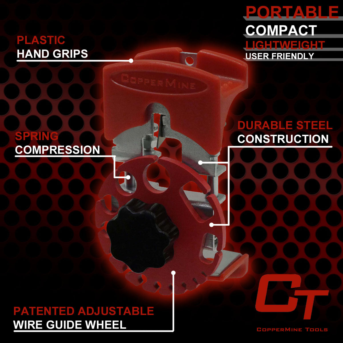 CopperMine | Handheld Easy to Use Compact Manual Copper Wire Stripper